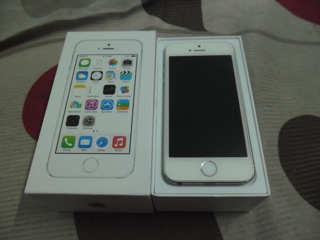 Bán nhanh Iphone 5S 32G Silver Quốc Tế mới 98% FullBox còn BH 10/2014, giá rẻ nhất nè | 5giay